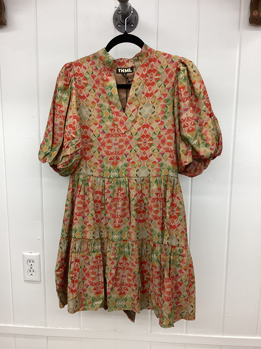 Puff Sleeve Print Dress – HOMESTEAD